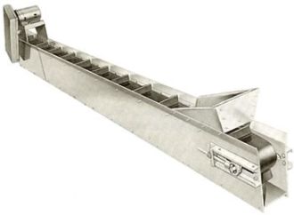 Hopper-Veyor, 2in Rubber Cleats, 1/4hp