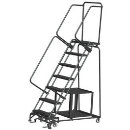 12 Step Stock Picking Ladder, Abrasive Mat Tread