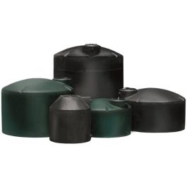 500 Gallon Black Vertical Water Storage Tank