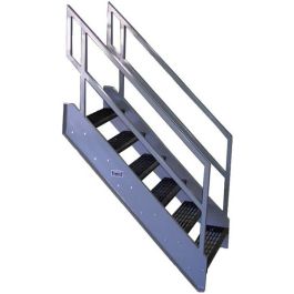 Pre-2017 Osha Stairs,Galv Frame,Galv Bar Grt Tread