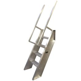 Welded Alum. Ships Ladder 60 deg IBC Design