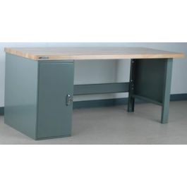 Pedestal Workbench with 1-3/4" Maple Top