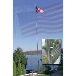 25 ft. Stainless Steel Flag Pole