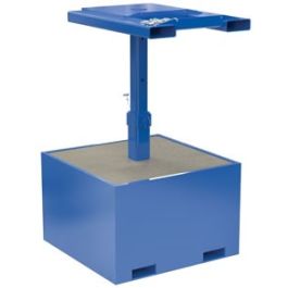 Forklift Waste Bin Compactor, 4000lb Filled Cap.